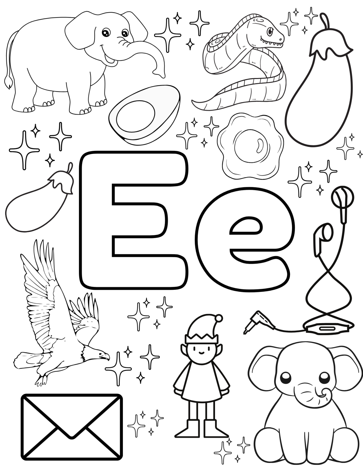Alphabet Coloring Sheets - Fun Coloring Sheets