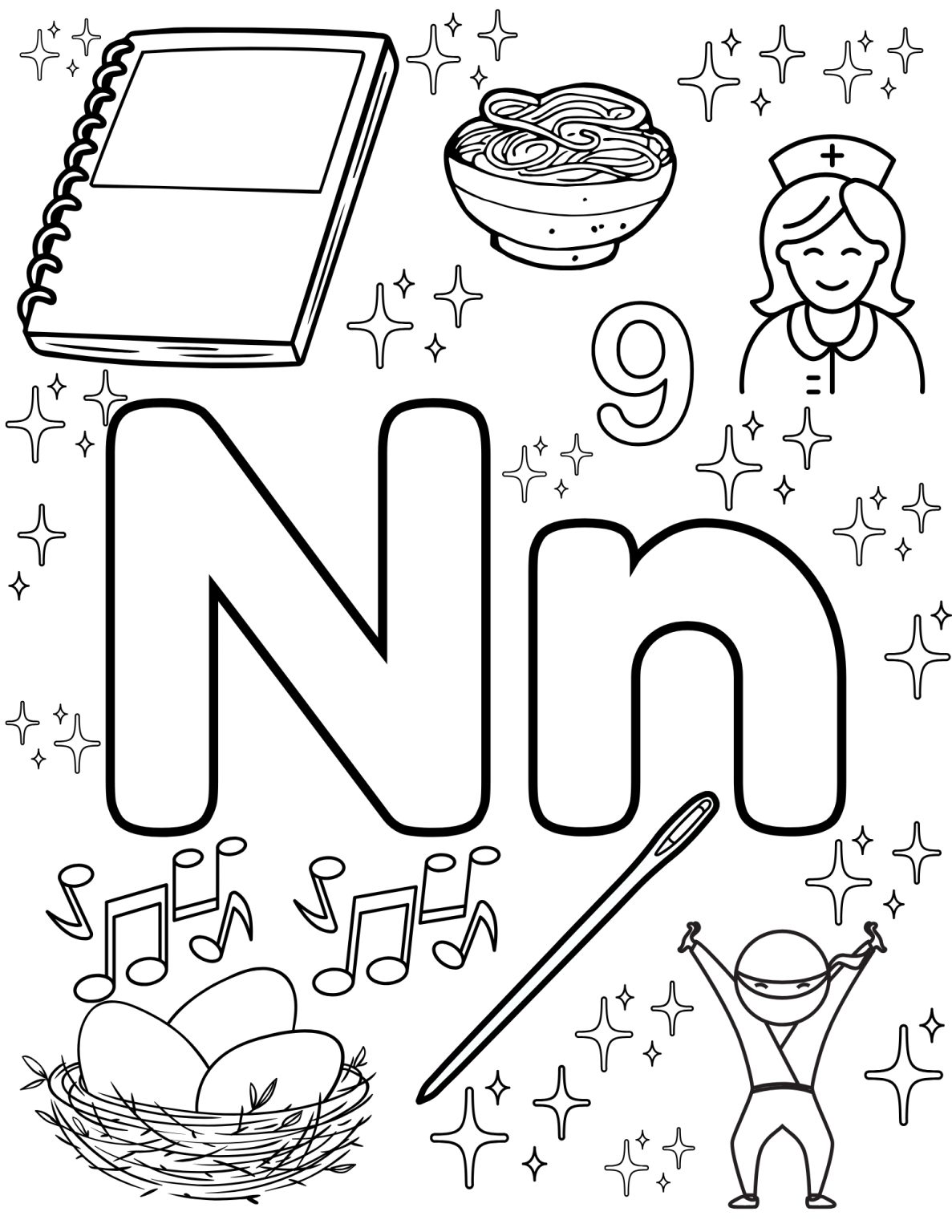 Alphabet Coloring Sheets - Fun Coloring Sheets