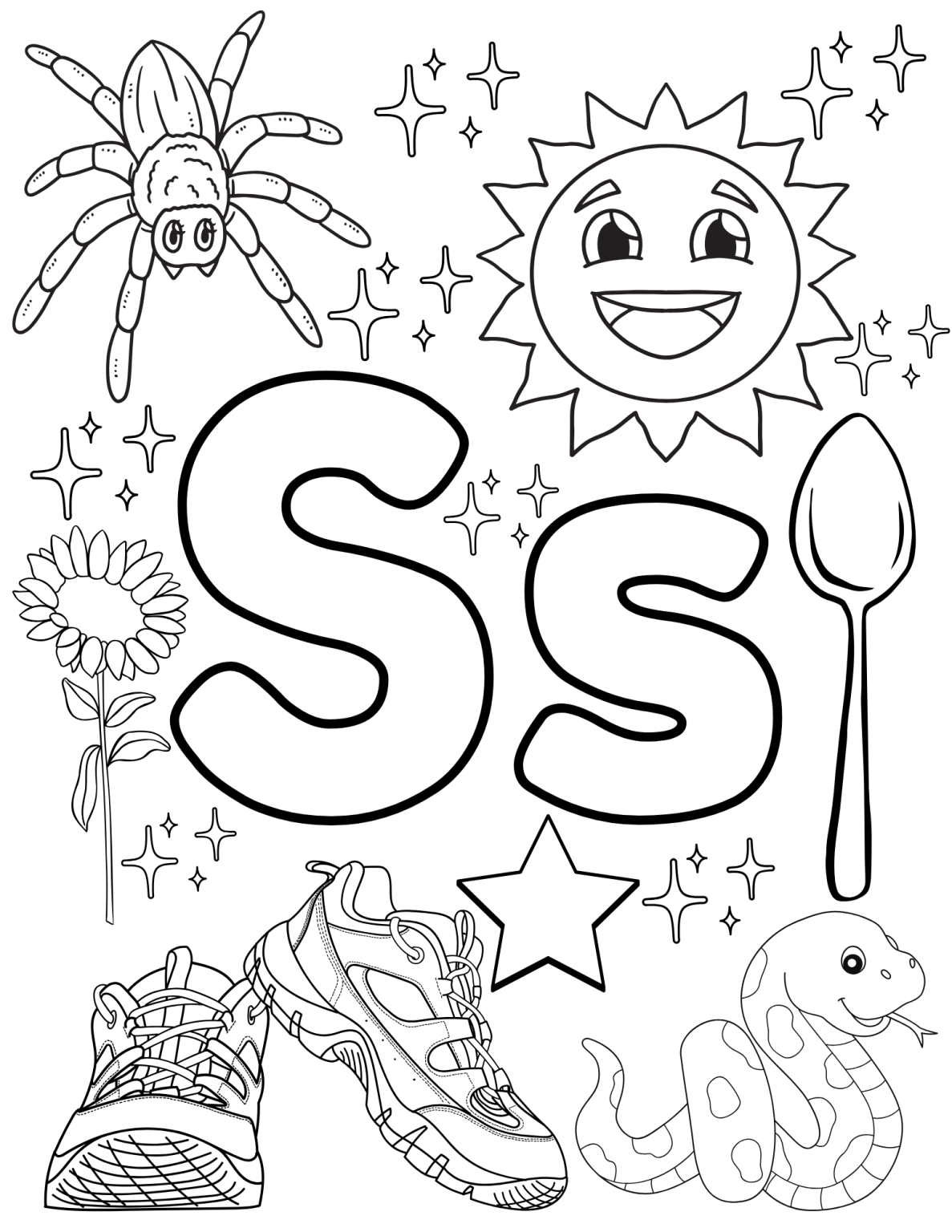 Alphabet Coloring Sheets - Fun Coloring Sheets