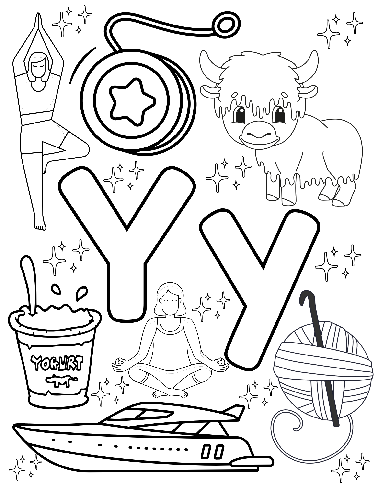 Alphabet Coloring Sheets - Fun Coloring Sheets