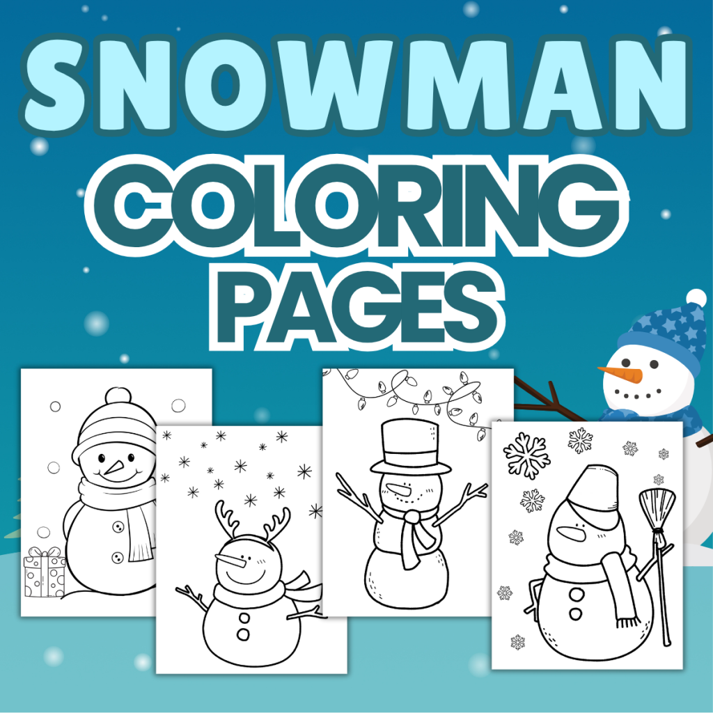 Winter Sight Words Coloring Pages - Fun Coloring Sheets
