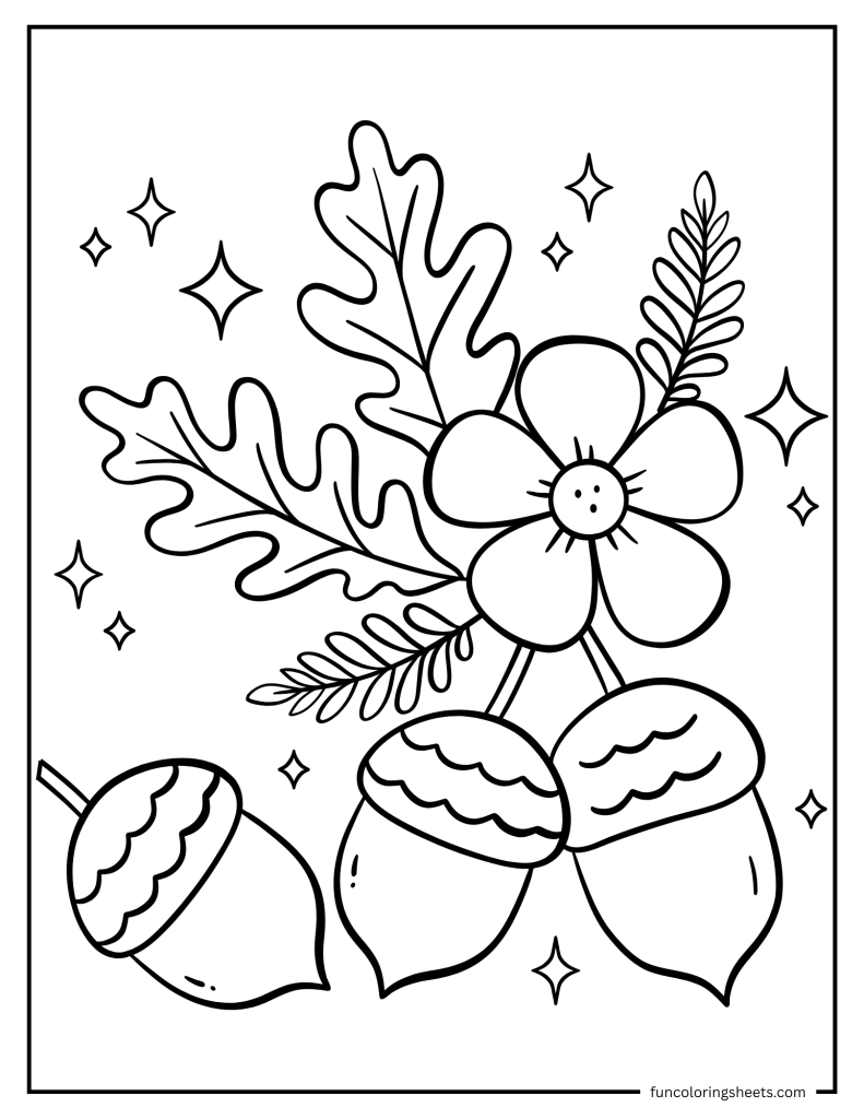Fall Coloring Pages - Fun Coloring Sheets