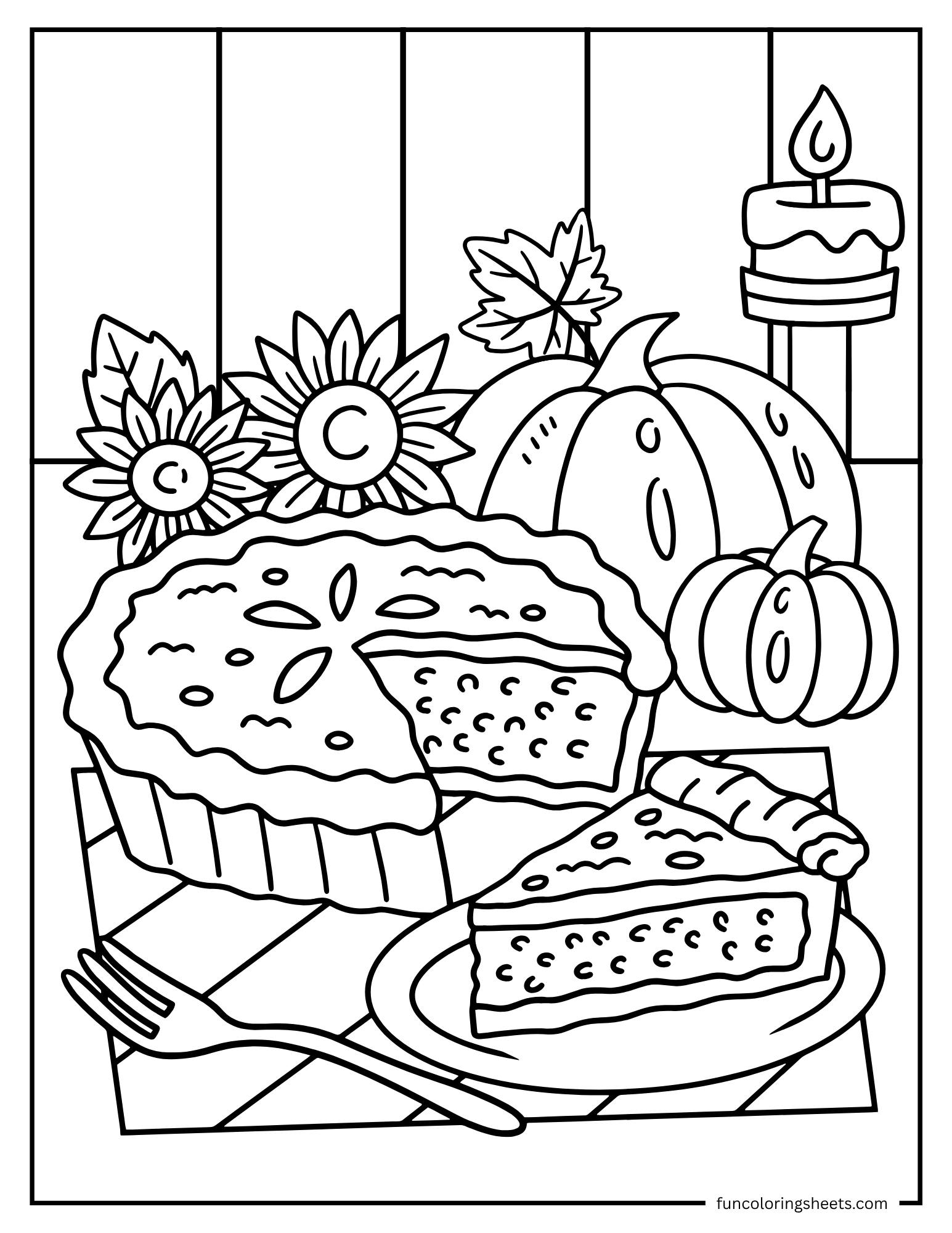 Thanksgiving Coloring Pages - Fun Coloring Sheets