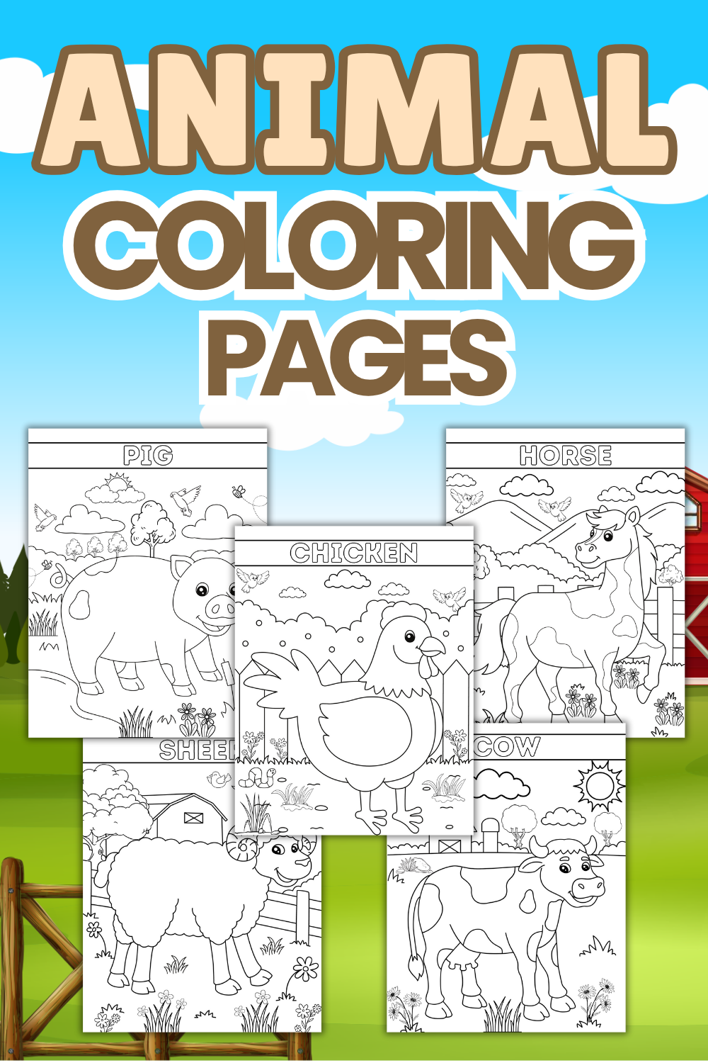 Animal Coloring Pages - Fun Coloring Sheets