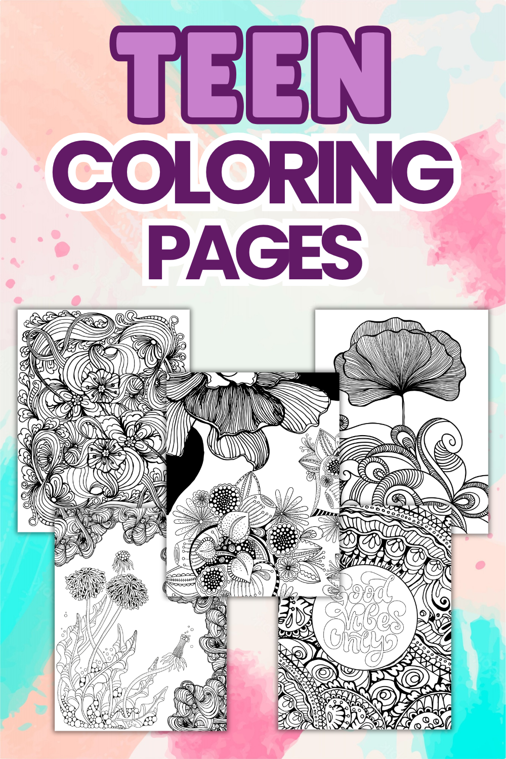 Teen Coloring Pages - Fun Coloring Sheets