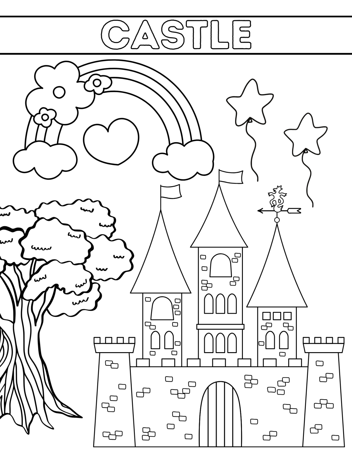 Fairy Tales Coloring Pages - Fun Coloring Sheets