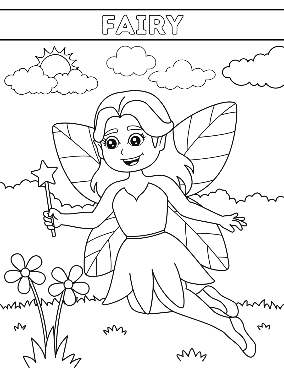 Fairy Tales Coloring Pages - Fun Coloring Sheets