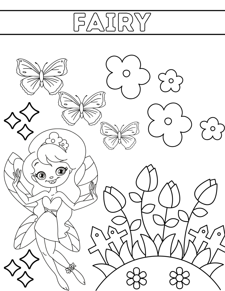 Fairy Tales Coloring Pages - Fun Coloring Sheets