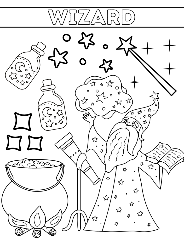 Fairy Tales Coloring Pages - Fun Coloring Sheets
