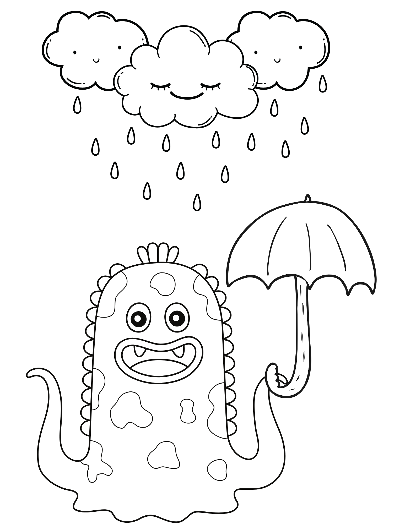 Monster Coloring Pages - Fun Coloring Sheets