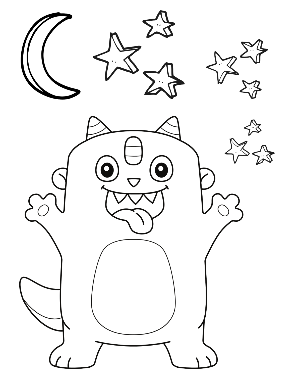 Monster Coloring Pages - Fun Coloring Sheets