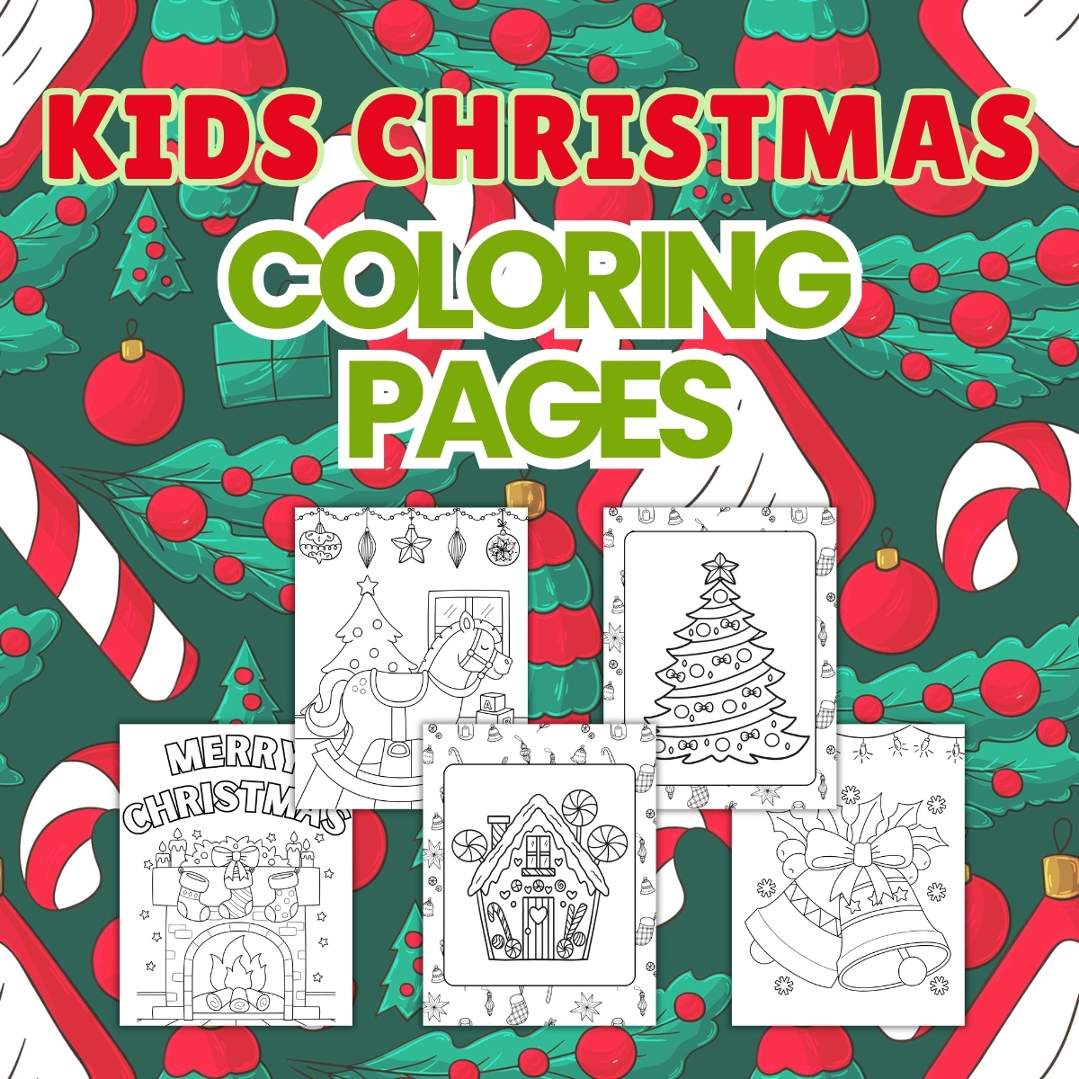 Kids Christmas Coloring Pages - Fun Coloring Sheets