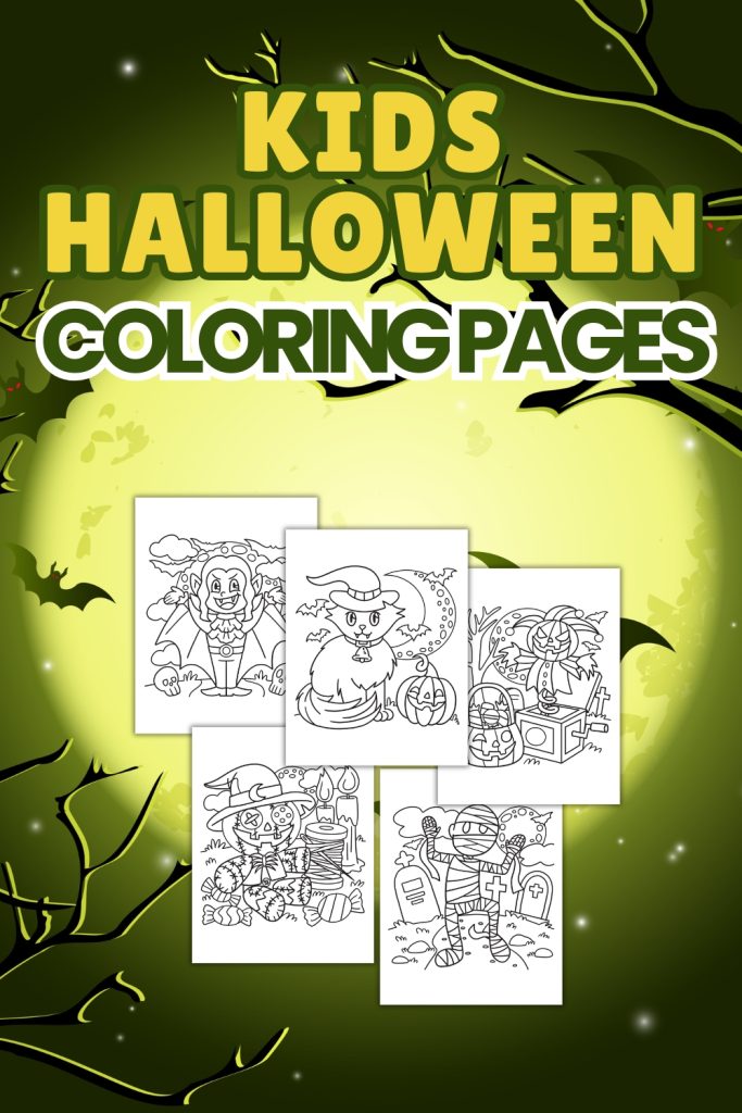 Kids Halloween Coloring Pages - Fun Coloring Sheets