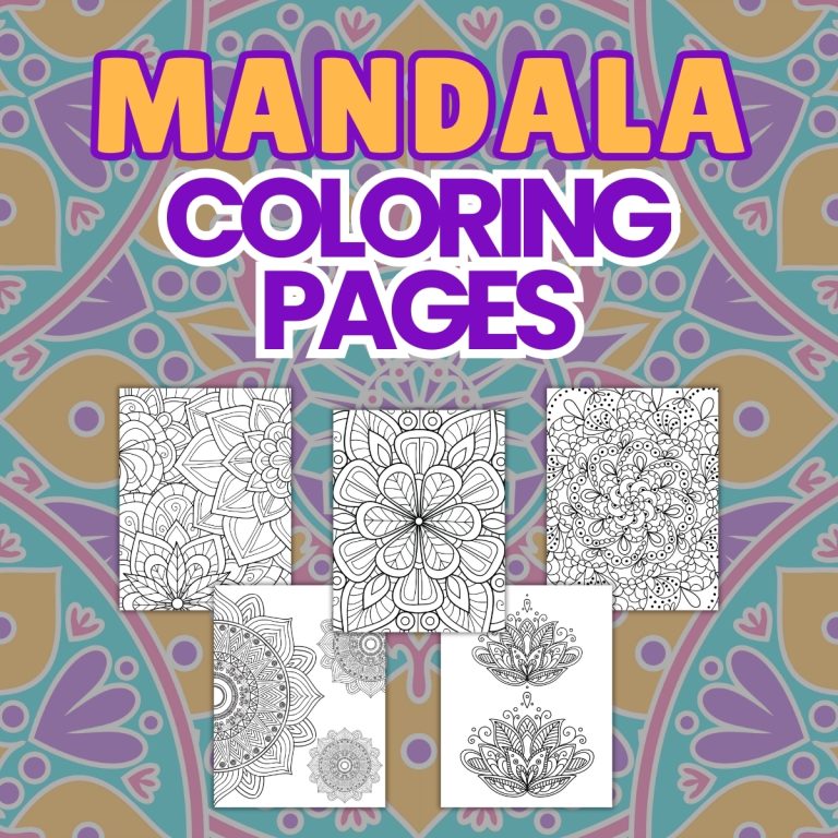 Mandala Coloring Pages - Fun Coloring Sheets