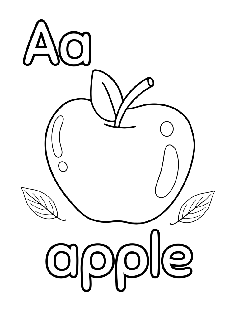 Learn the Alphabet Coloring Pages - Fun Coloring Sheets