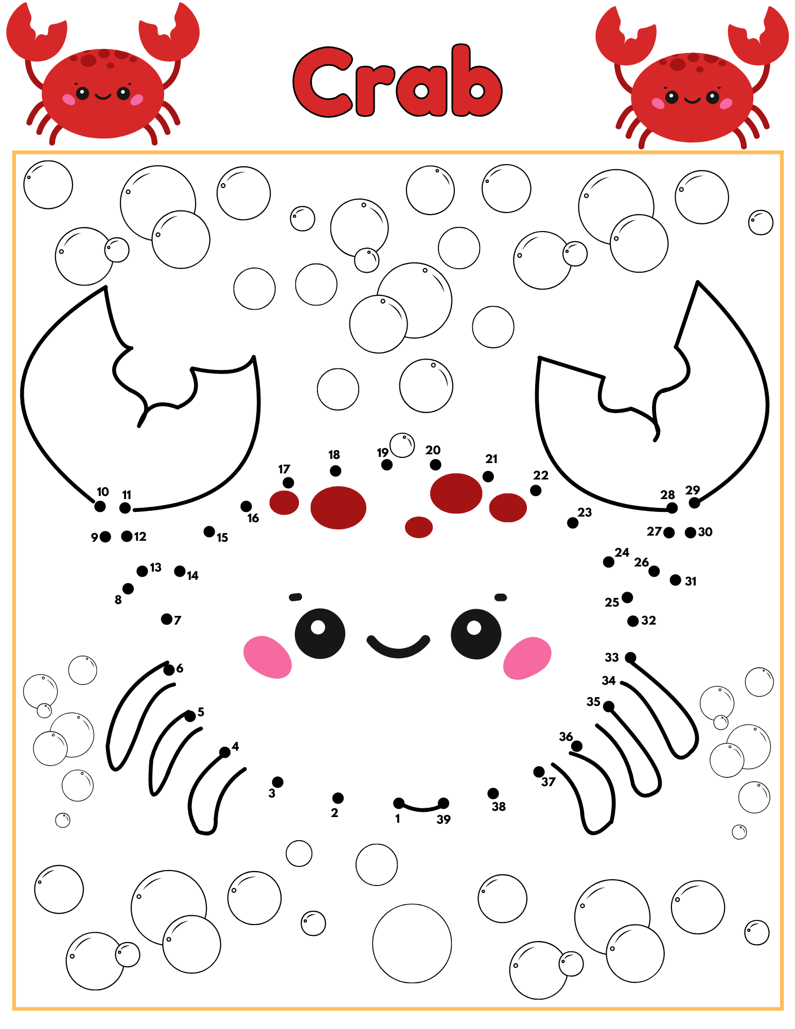 Sea Life Dot to Dot Coloring Pages - Fun Coloring Sheets