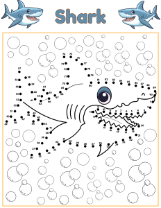 Sea Life Dot to Dot Coloring Pages - Fun Coloring Sheets