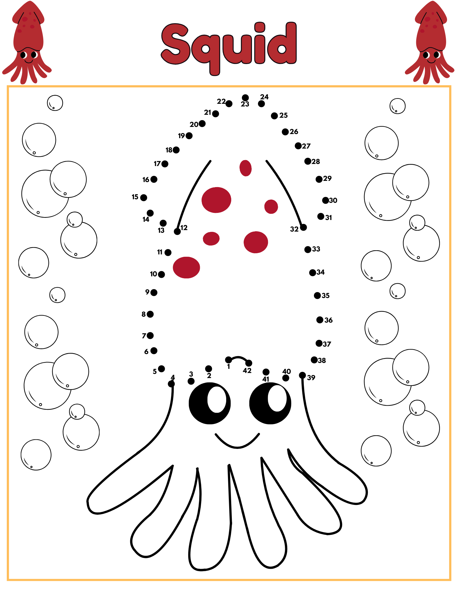 Sea Life Dot to Dot Coloring Pages - Fun Coloring Sheets