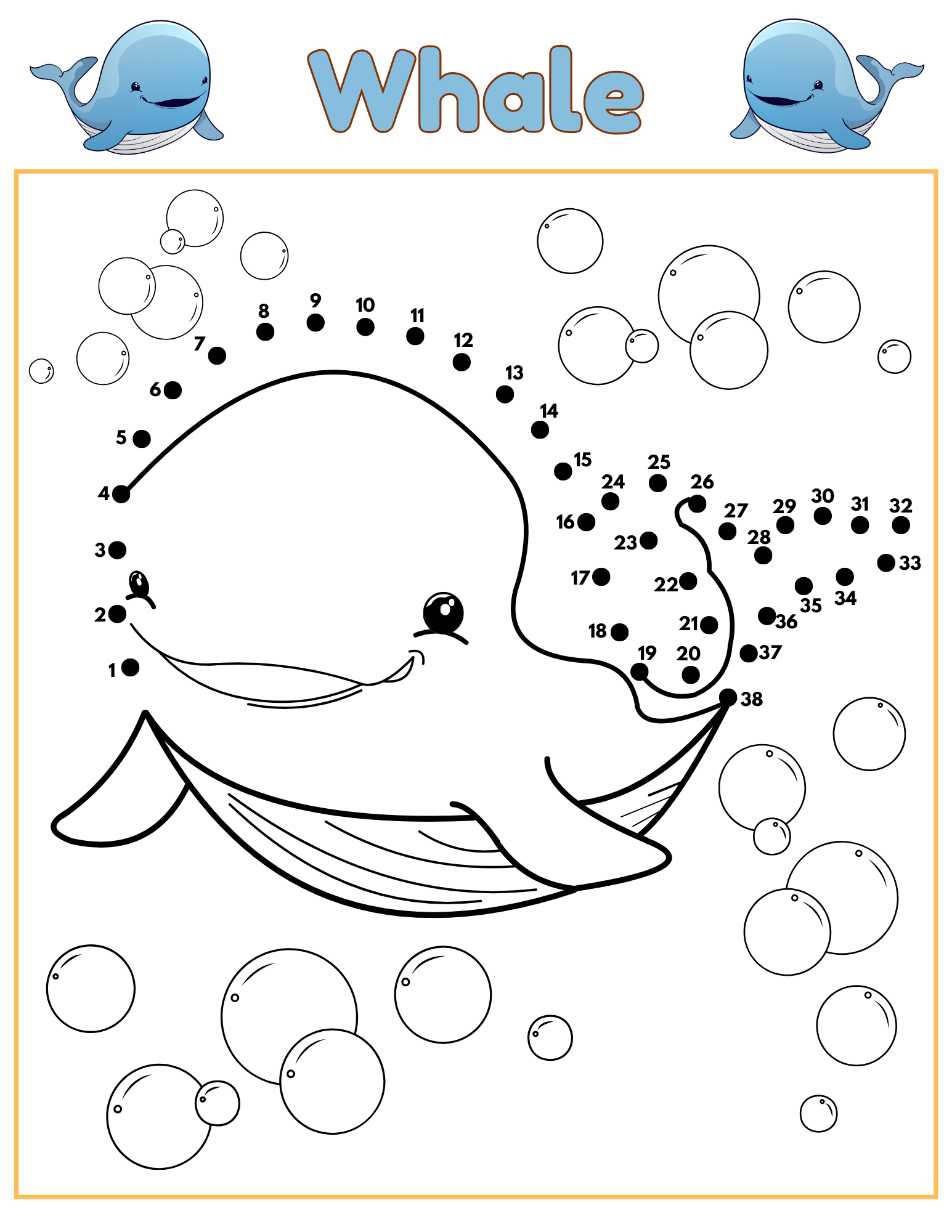 Sea Life Dot to Dot Coloring Pages - Fun Coloring Sheets
