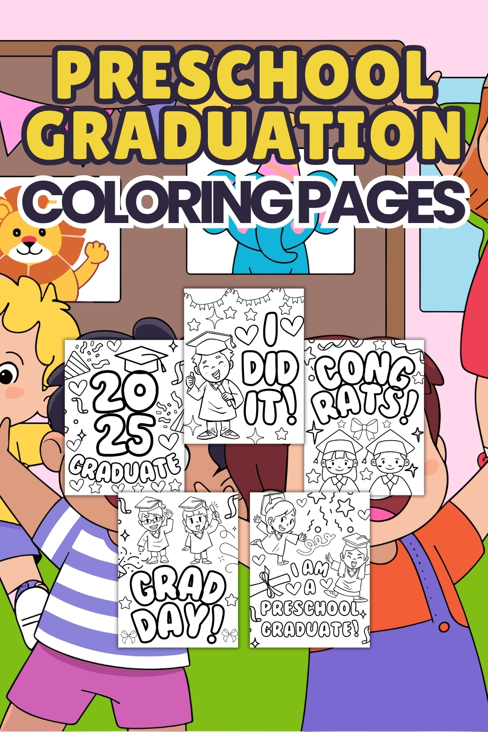 Preschool Graduation Coloring Pages - Fun Coloring Sheets