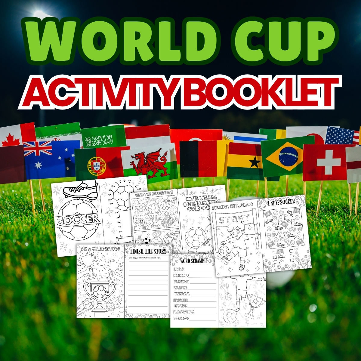 World Cup Activity Booklet - Fun Coloring Sheets