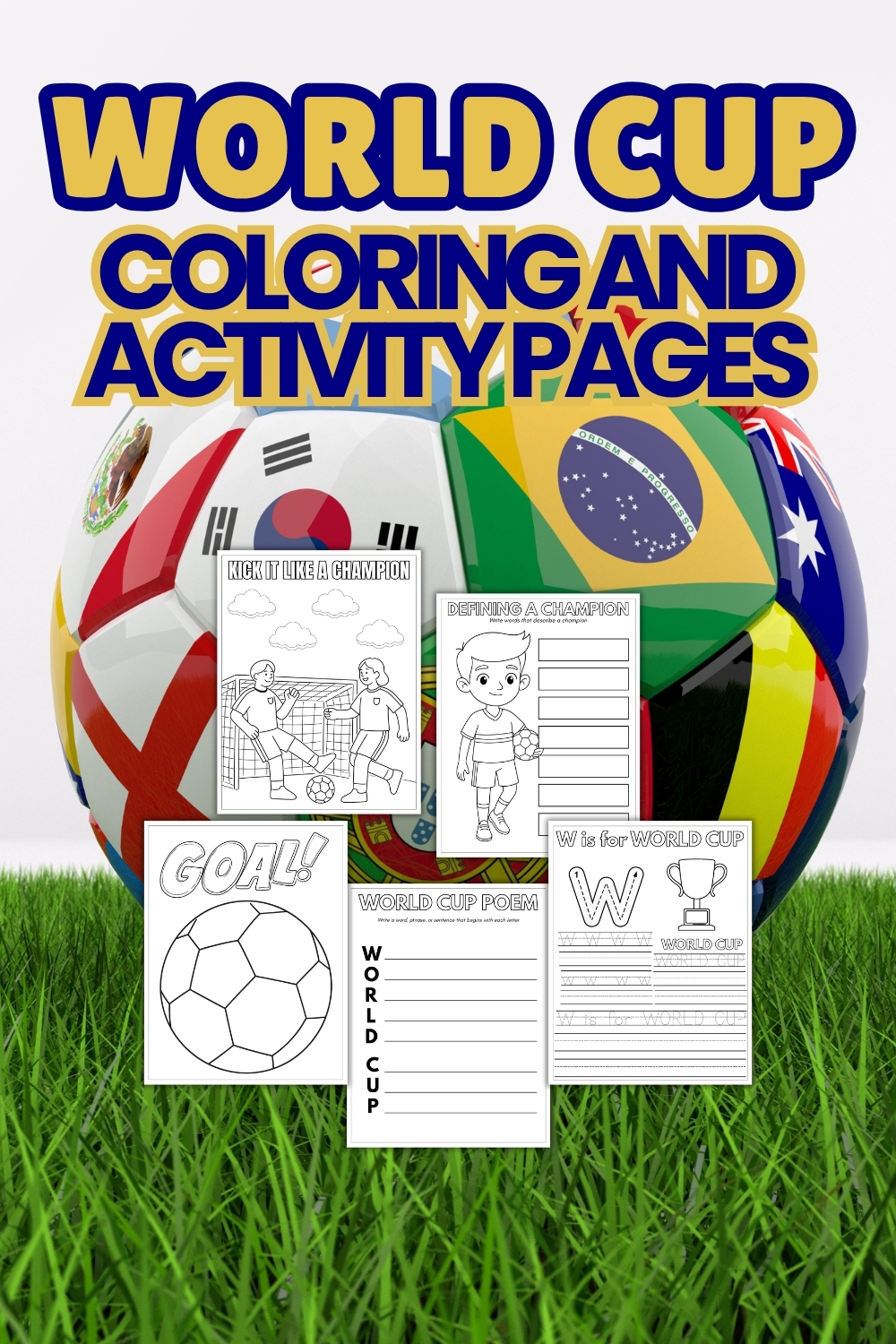 World Cup Coloring and Activity Pages - Fun Coloring Sheets