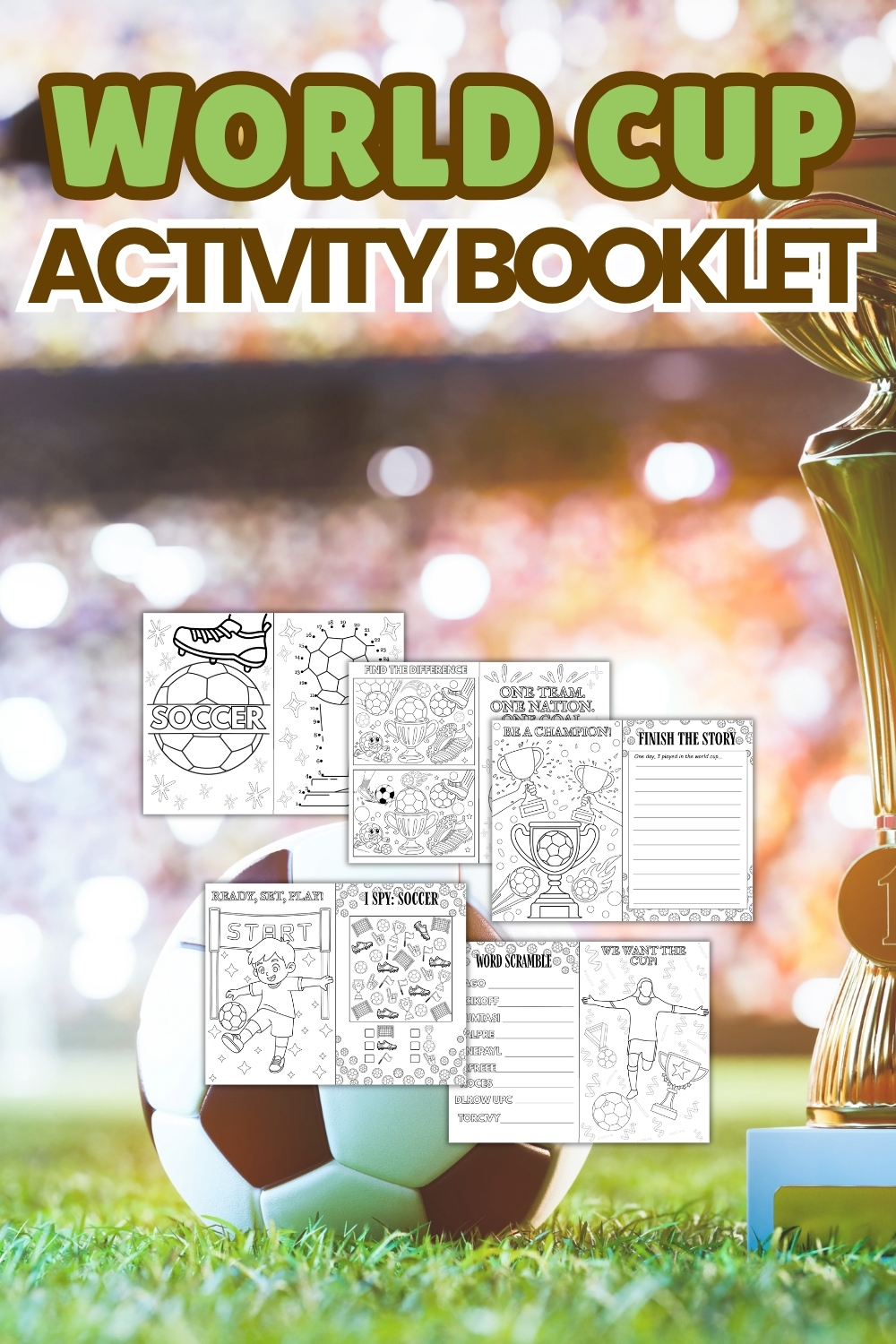 World Cup Activity Booklet - Fun Coloring Sheets